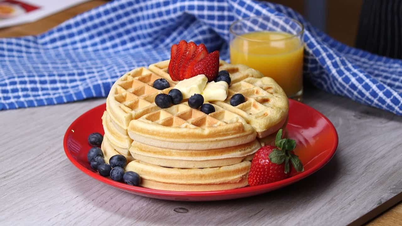 Mommy's Homemade Waffles - Healthy Wealthy Skinny